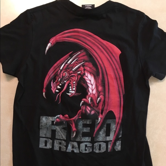 Tops | Red Cameras Red Dragon Tshirt | Poshmark